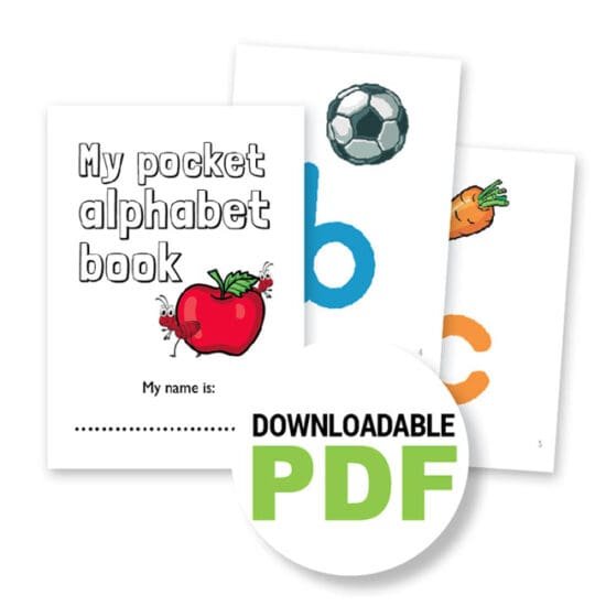 My Pocket Alphabet book (DIY) | Yolanda Soryl Literacy